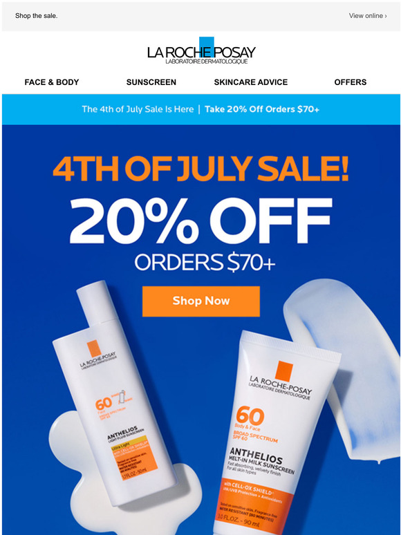 La Roche-Posay: Get 20% Off Your Order! | Milled
