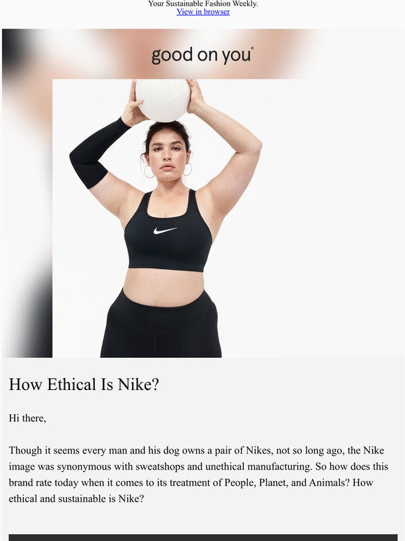 Good On You: 👟 How Ethical Is Nike? | Milled
