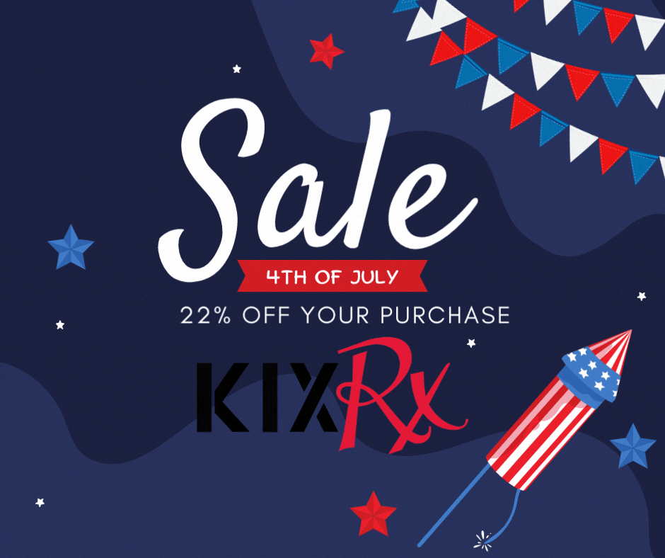 KIXRX: 🇺🇲 Reminder! 22% off Your Purchase for Independence Day! | Milled