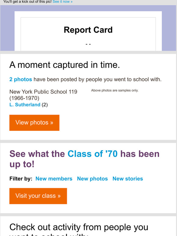 Classmates: Have you checked out this profile photo? | Milled