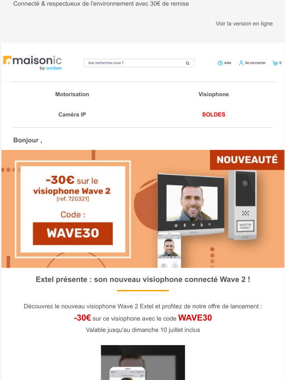 Maisonic: 😍 Le nouveau visiophone signé Extel ! | Milled