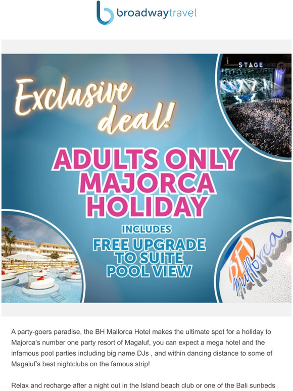 Broadway Travel: Splash into the Ultimate Majorca Party Spot!🍹 | Milled