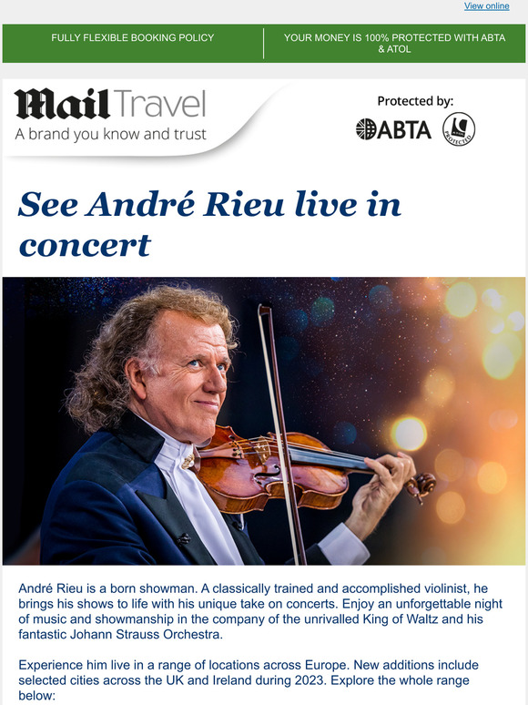 Mail Travel: The André Rieu Collection | Milled