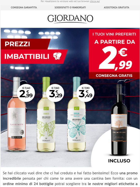 Giordano Vini: Da non credere! 😮 a partire da 2,99€ | Milled