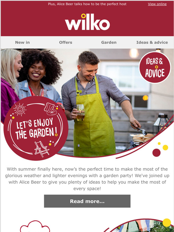 Wilko: 7 tips for a summer party to remember | Milled