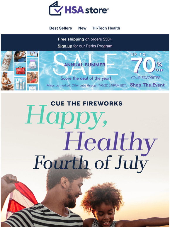 HSAstore.com: Happy, healthy Fourth of July from HSA Store! | Milled