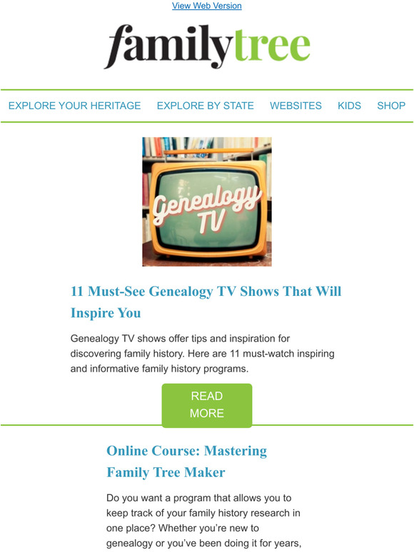 Family Tree Magazine: 11 Must-See Genealogy TV Shows That Will Inspire ...