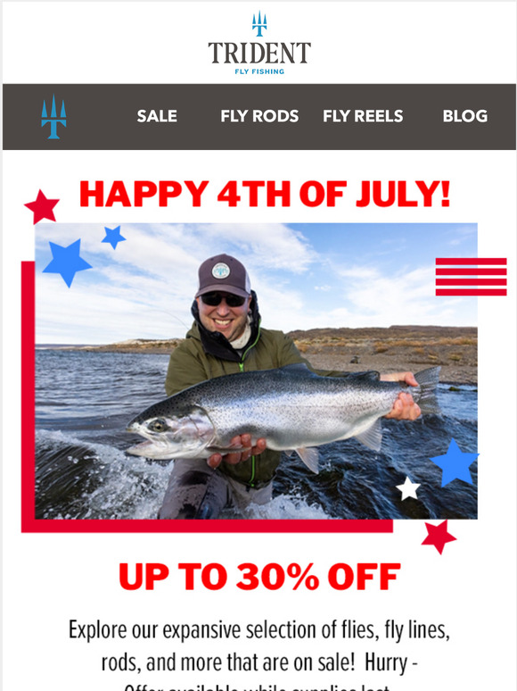 Trident Fly Fishing: Happy 4th of July from Trident. | Milled