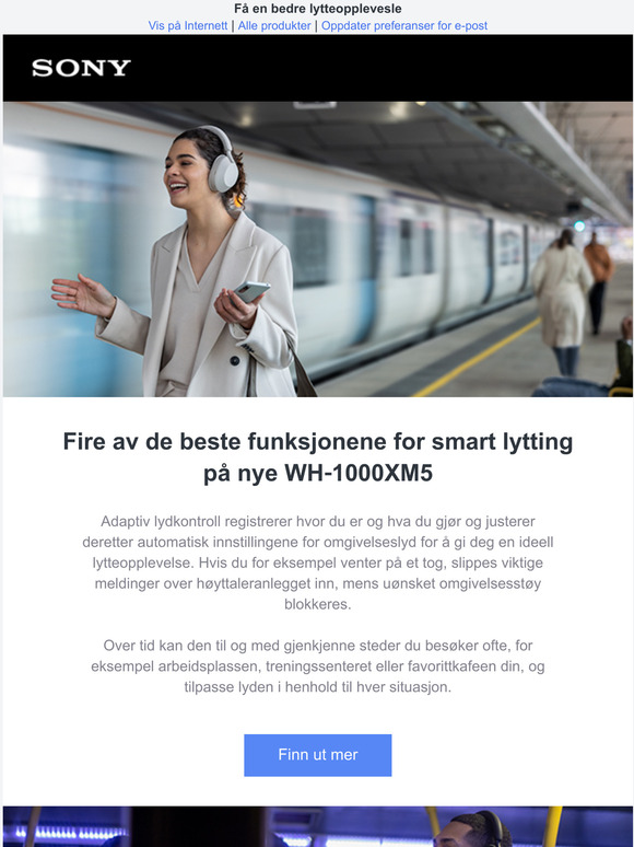 Sony: Fire av de beste smartfunksjonene til nye WH-1000XM5 | Milled