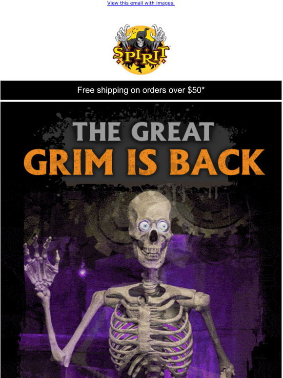 Spirit Halloween: 🚨 The return of GRIM! | Milled