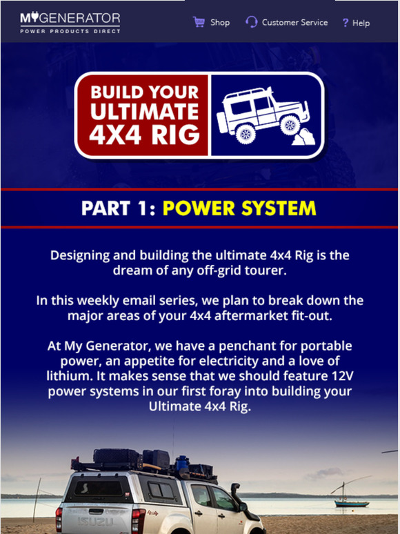 My Generator: Build Your Ultimate 4x4 Rig: Power System 🚙 | Milled