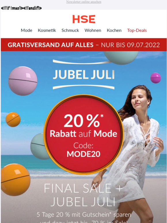 HSE24: Final Sale bis -70% + 20% on top auf Mode | Milled
