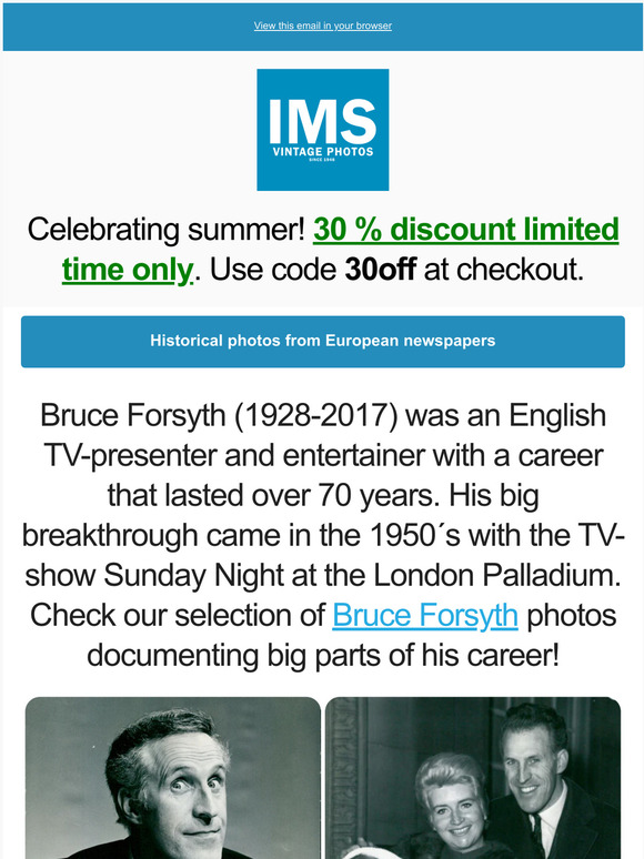 IMS Vintage Photos: 30 % all photos limited time only | Milled