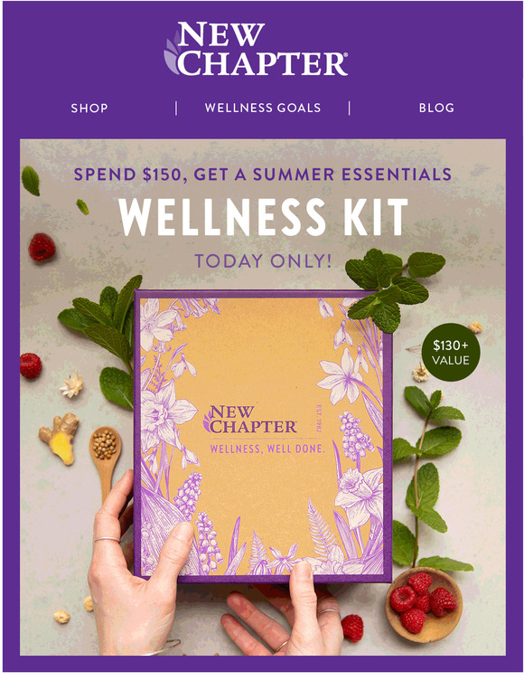 New Chapter: FREE Summer Essentials Kit with $150+ purchase ☀️ | Milled