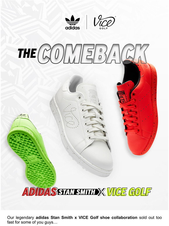 Vice Golf: Back by popular demand: adidas Stan Smith x VICE Golf | Milled