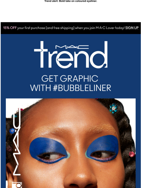 M·A·C: Trend Tuesday: Dare to wear #BubbleLiner this summer | Milled