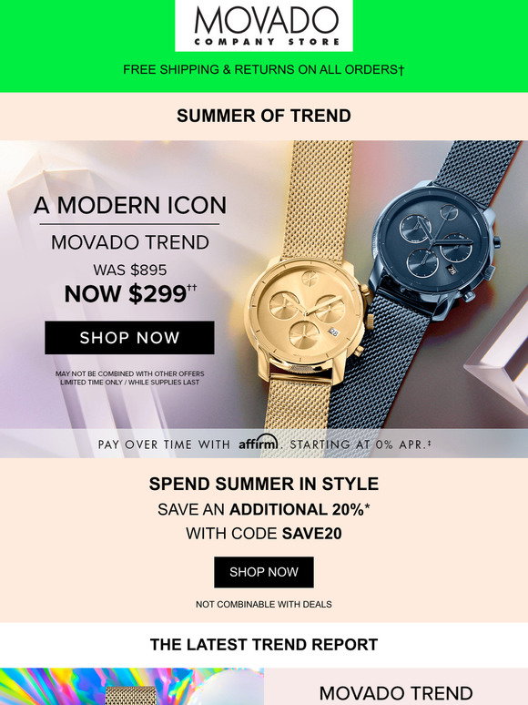 Movado: Get on Trend with iconic Movado designs | Milled
