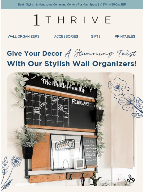 Thrive: Pinterest-Worthy Wall Organizers To Match Your Aesthetic | Milled