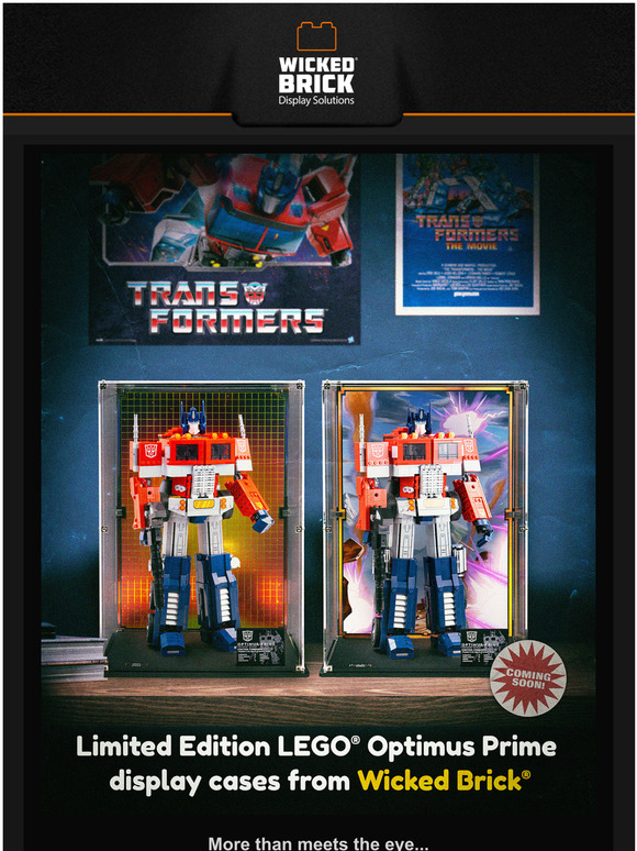 Wicked Brick: Optimus Prime Limited Edition Display Cases 🙌 | Milled