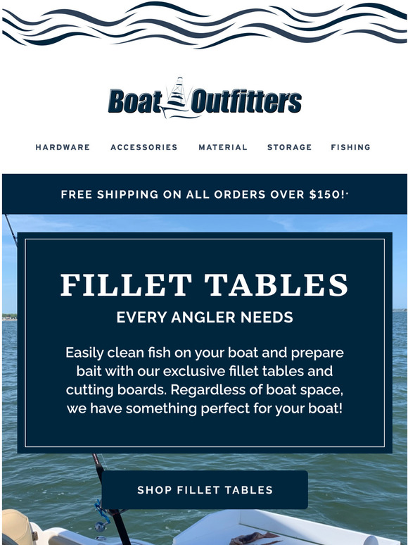 Boat Outfitters: Fillet tables for every angler | Milled
