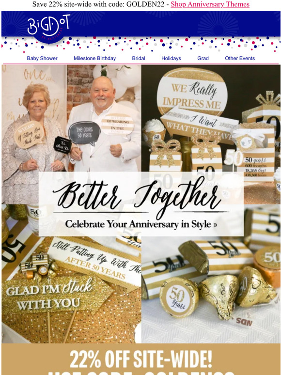 Big Dot of Happiness: Ready to Celebrate Your Anniversary? | Milled