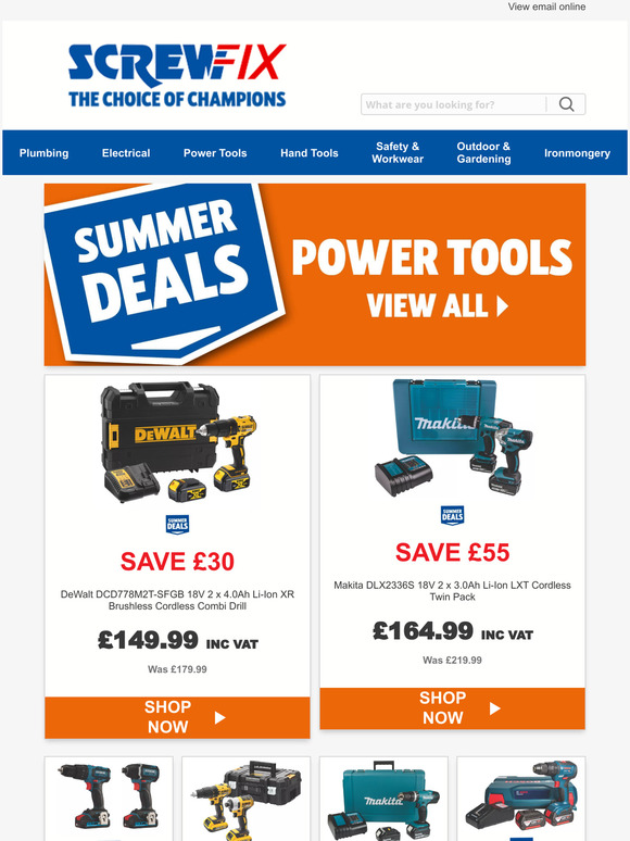 Screwfix: We've DROPPED The Price On These Power Tools | Milled