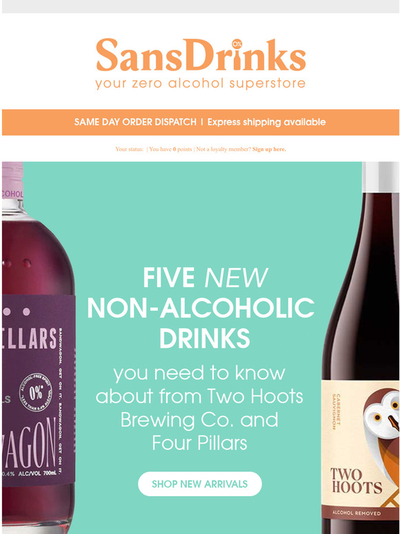 Sans Drinks: Five NEW non-alcoholic drinks you need to know about ...