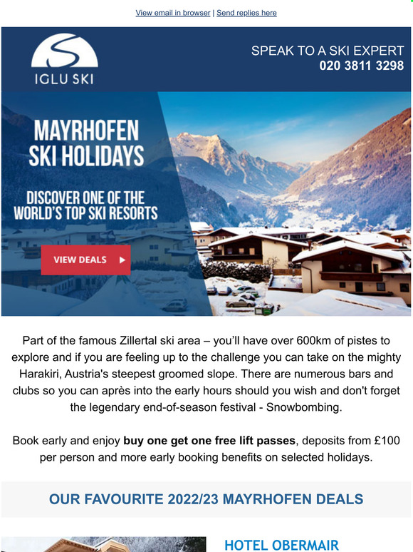 IgluSki: Top 5 Ski Deals to Mayrhofen Next Season | Milled