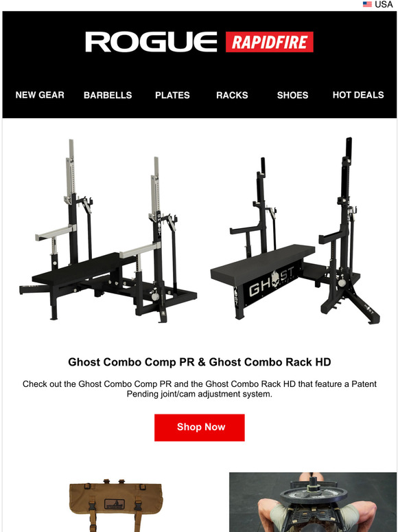 Rogue Fitness: Just Launched: Ghost Combo Racks, Outdoorsmans Atlas ...