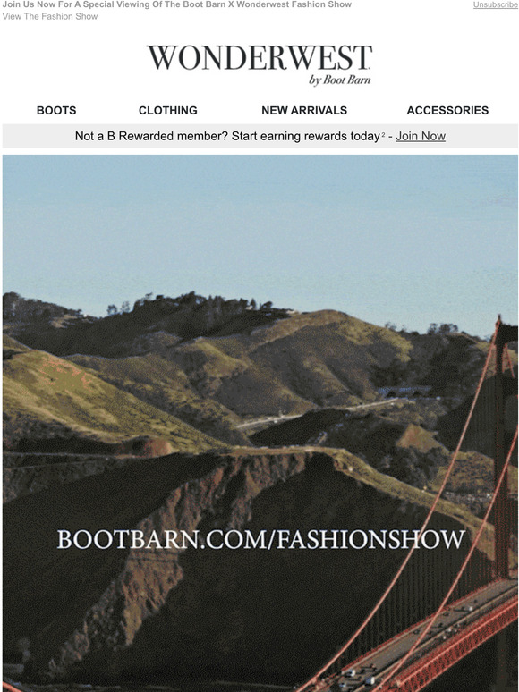 BootBarn.com: 2022 Fashion Show Streaming Live Now | Milled
