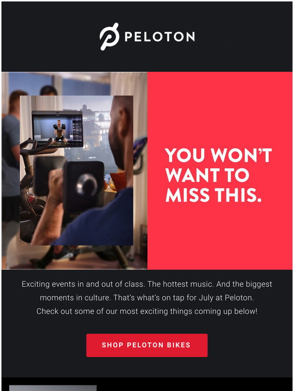 Peloton: July is jam-packed with Peloton fun | Milled