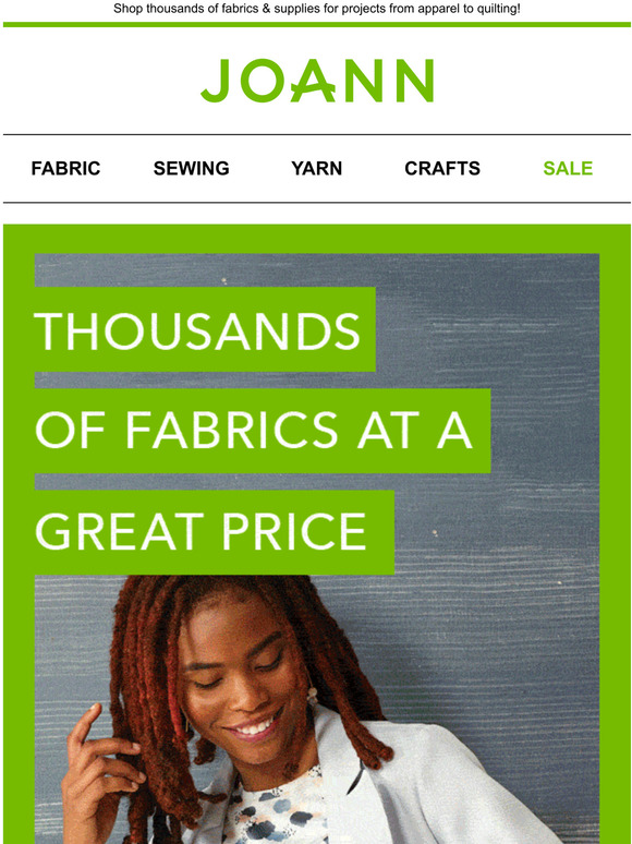 Jo-Ann Fabric and Craft Store: 💚 The best fabric selection & prices ...
