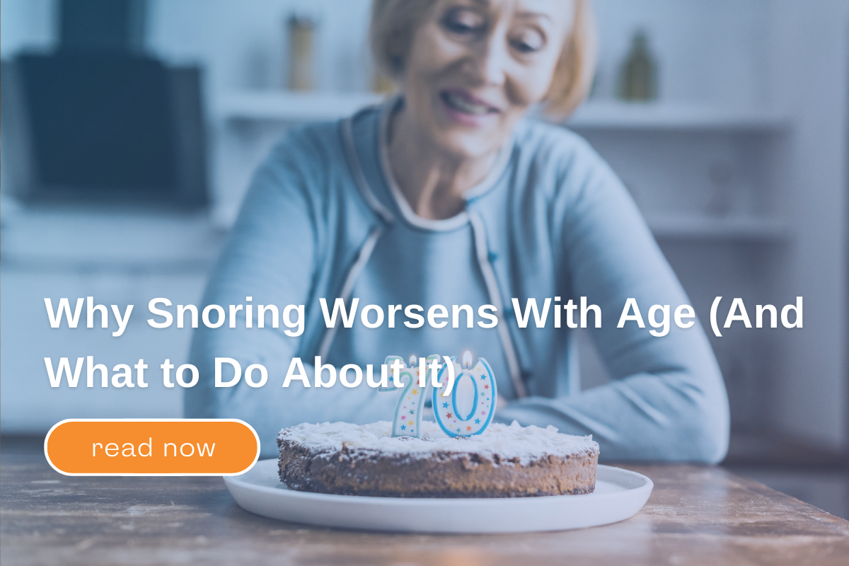 Good Morning Snore Solution: Why Snoring Worsens With Age (And What to ...