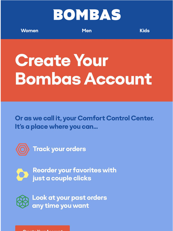 Bombas: Set Up Your Bombas Account | Milled