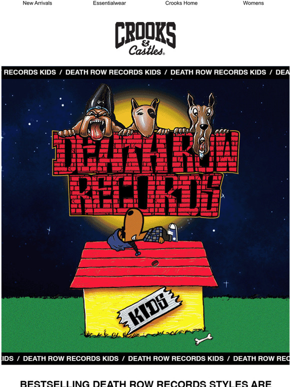 Crooks & Castles: Death Row Records Kids Collection | Milled