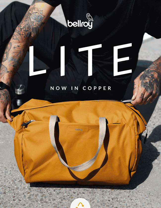 Bellroy: Lite. Now in Copper. | Milled