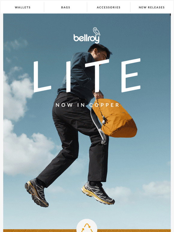 Bellroy: Lite. Now in Copper. | Milled