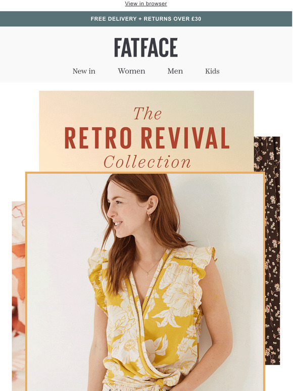 Fat Face: Introducing The Retro Revival Collection 🌻 | Milled