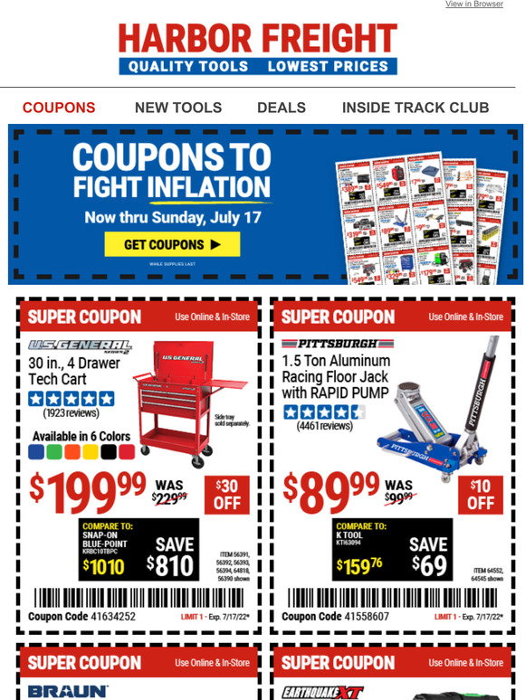 Harbor Freight Tools: We Found More Coupons for Your Next Purchase | Milled