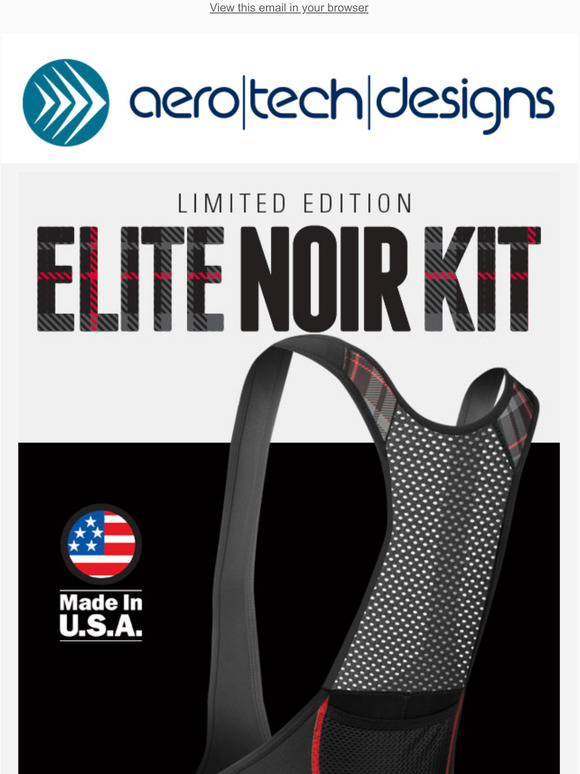 Aero Tech Designs Cyclewear: NEW! Limited Edition Elite Noir Kit | Milled