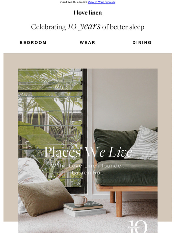 I Love Linen: Explore the home of Lauren Roe, Founder of I Love Linen ...