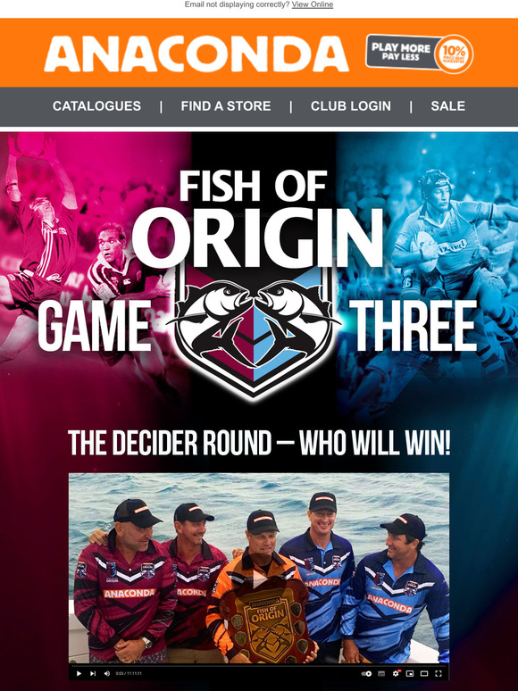 Anaconda: 🎣'Fish Of Origin’ - Watch The Decider! 🎣 | Milled