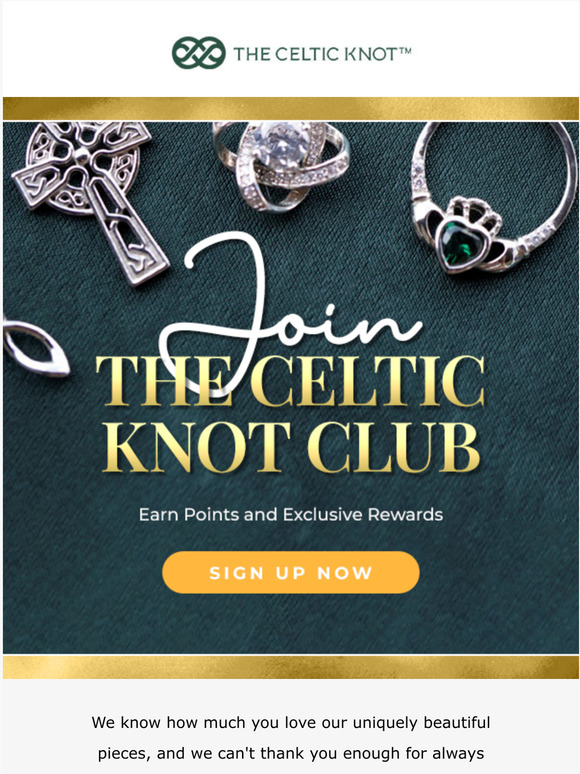 Celtic Knot Jewelry: —, welcome to The Celtic Knot Club! | Milled