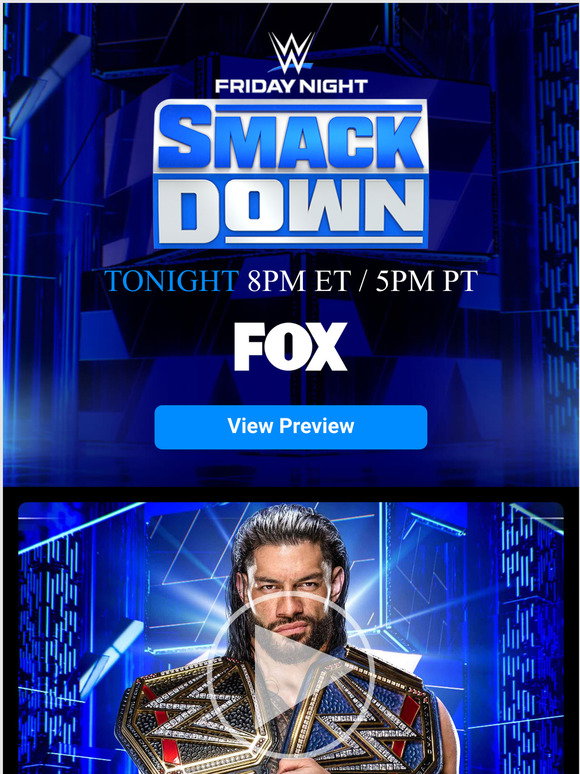 WWE: SmackDown Preview: Roman Reigns returns to SmackDown! | Milled