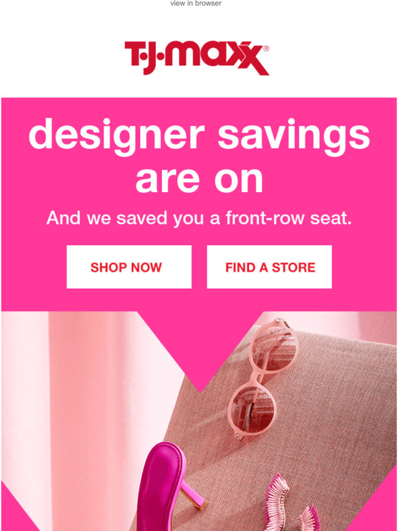 TJ Maxx: MAJOR savings on designer styles. | Milled