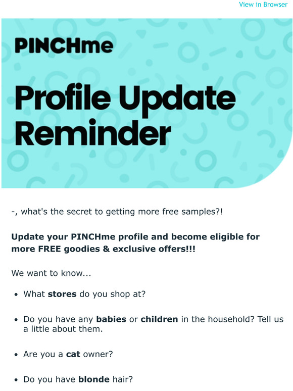 PINCHme: —, Sneak Peek! Sample Tuesday is Coming! | Milled