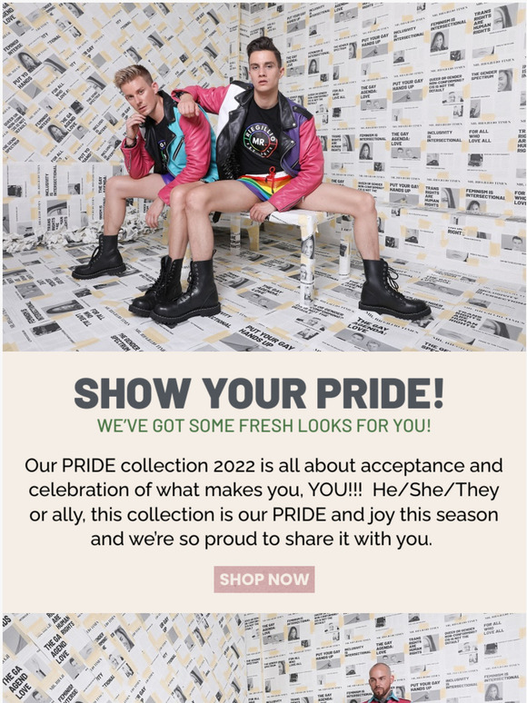 MR. Riegillio: MR. PRIDE Collection 2022 now online! 🏳️‍🌈 | Milled