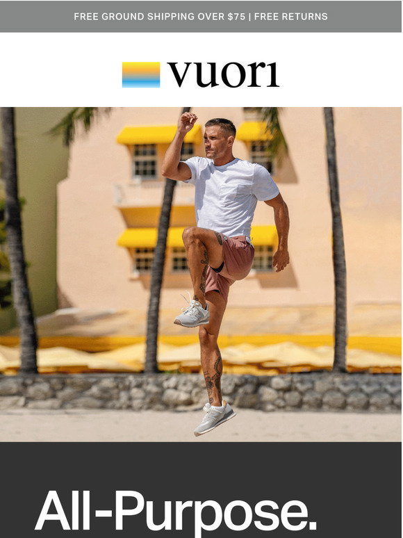 Vuori: NEW colors in our ultra-versatile shorts | Milled