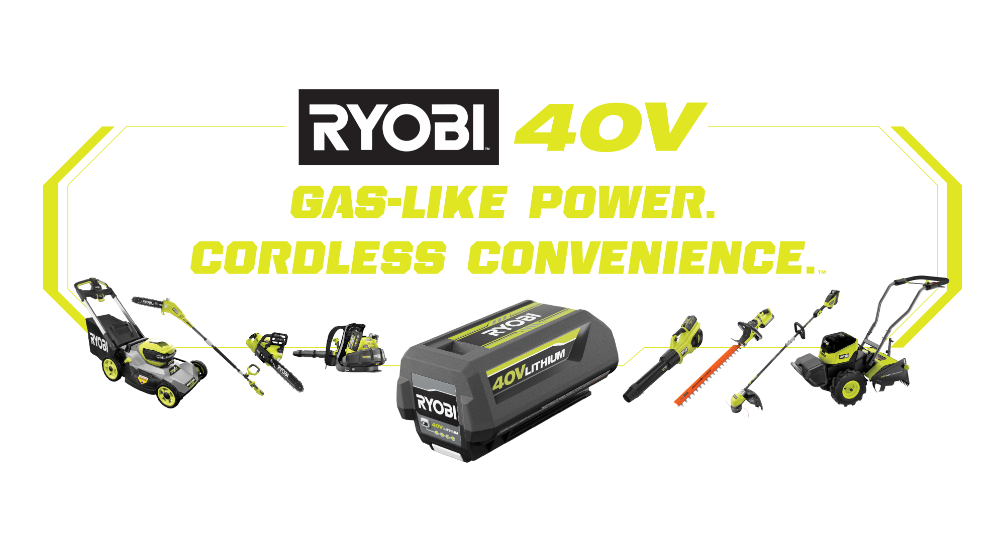 Ryobi: Gas Performance. Cordless Convenience. | Milled