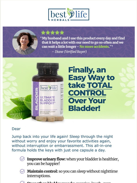 Best Life Herbals: Finally, an easy way to TAKE CONTROL! | Milled